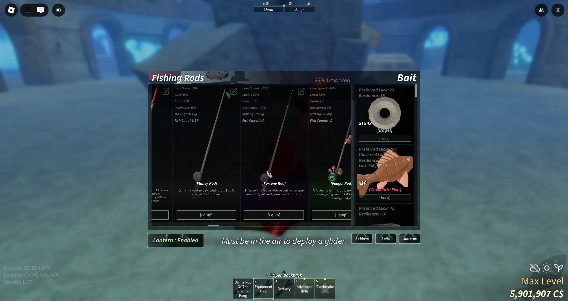 the only rods that i don't have are the craftable rods | Fandom