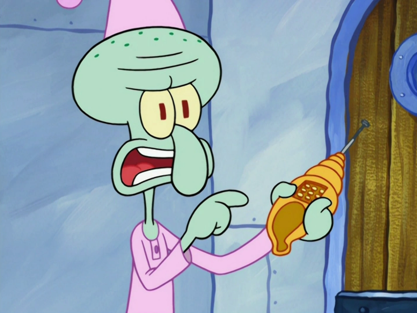 Squidward call the cops for Mr. Krabs stealing his food from his House ...