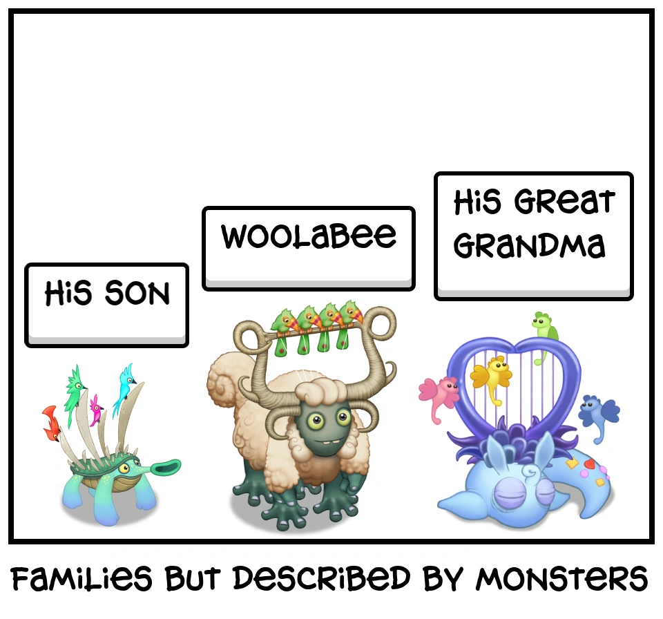 Monster families be like | Fandom