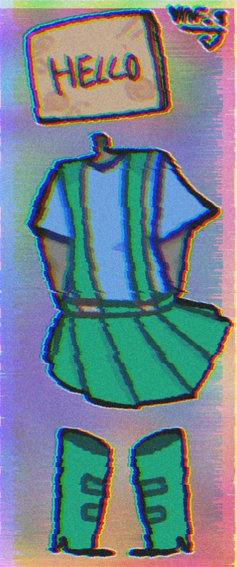 I made a weirdcore OC, but I'm having trouble giving her a name, any ...