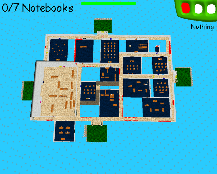 The Map Of Baldis Basics Classic Fandom