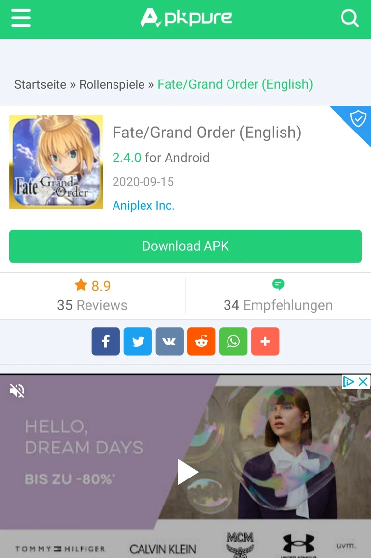Why isn't the new Version on Apk? | Fandom