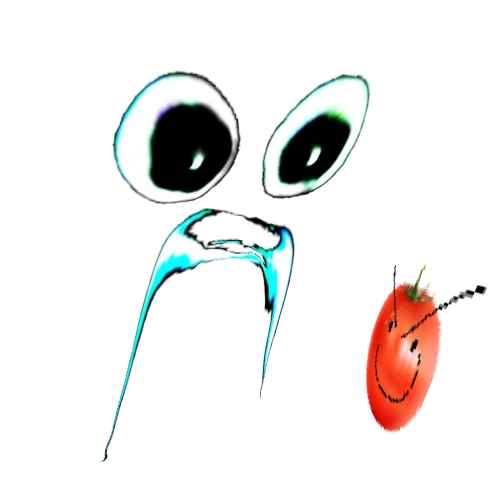 That one looming face vs red vegetable fruit | Fandom