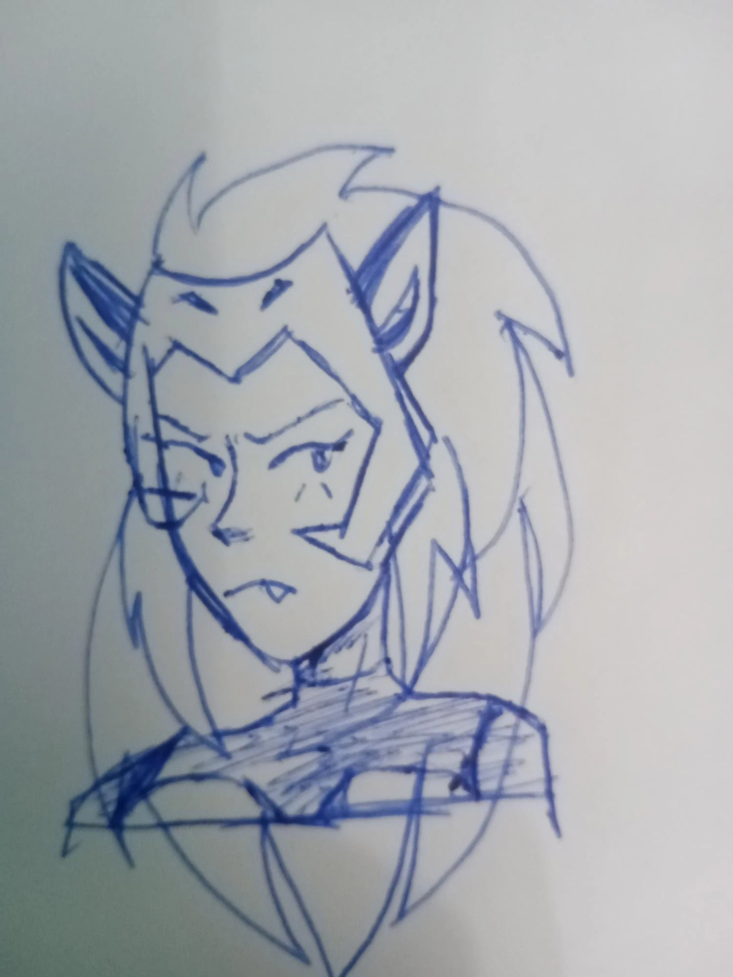 A little drawing of catra before sleep | Fandom