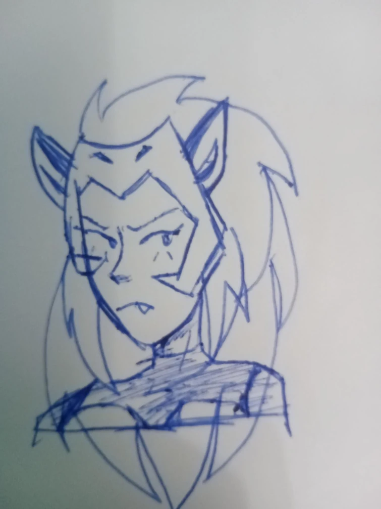 A little drawing of catra before sleep | Fandom