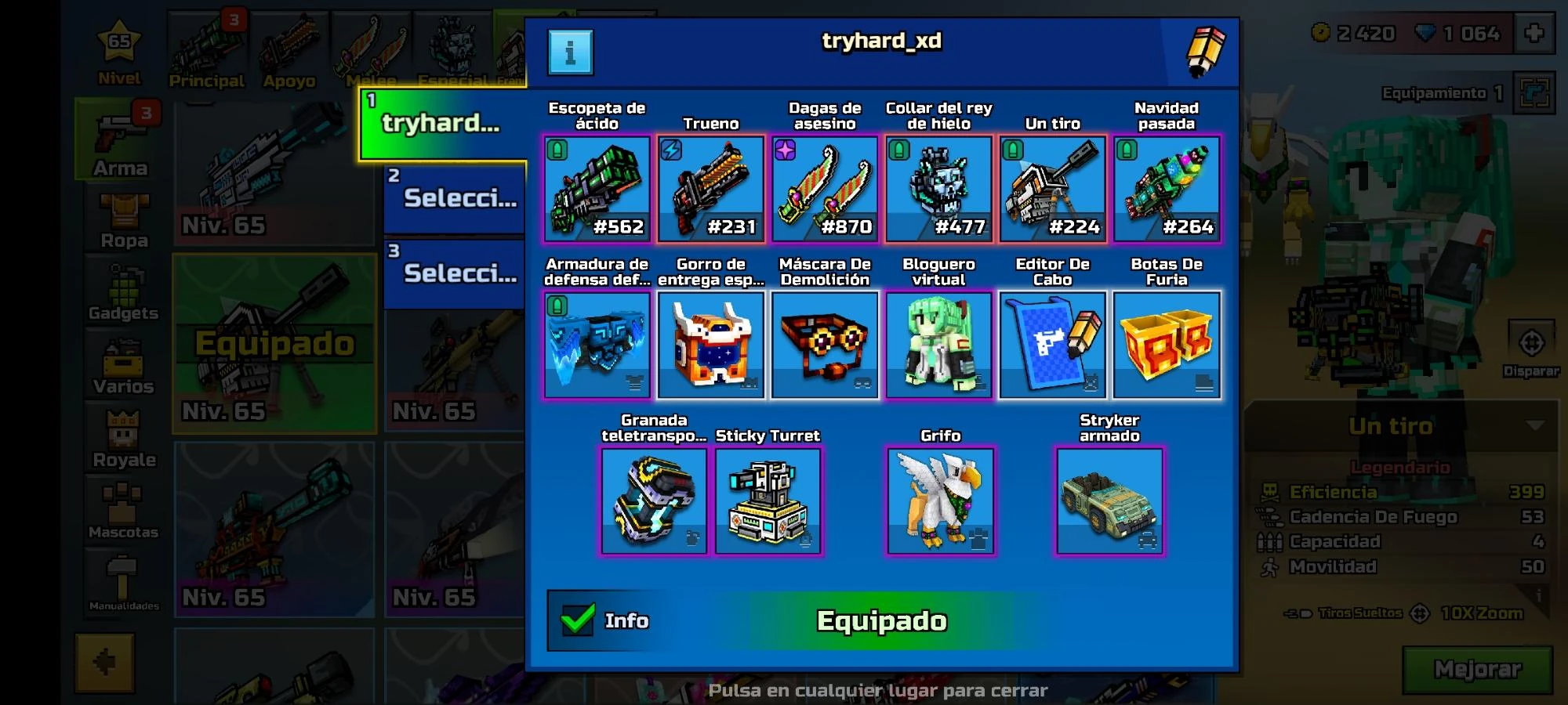 Inventario pg3d | Fandom