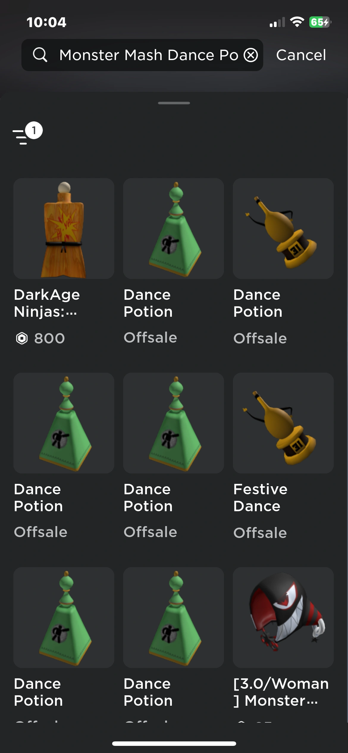 why are there 5 offsale copies of the Dance Potion | Fandom