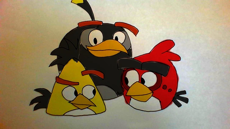 Red, Chuck and Bomb Fanart | Fandom