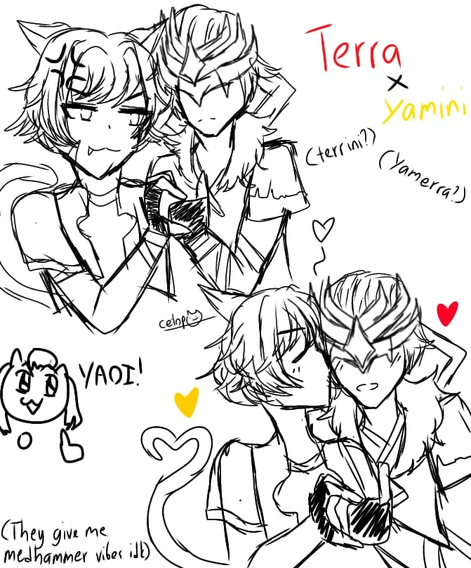 since we have yuri here, ITS TIME FOR BEDWARS YAOI!!!! idk how to explain but i love them sm oml ...