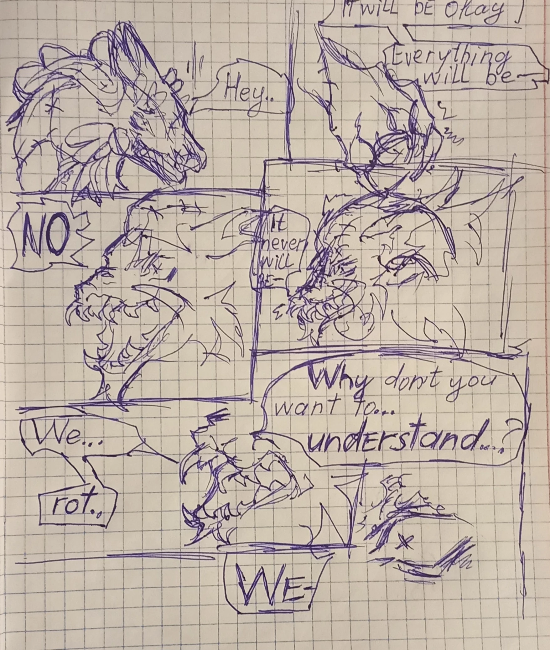 "ROT" Oc comic part (the title says everything; rot warning (kinda ...