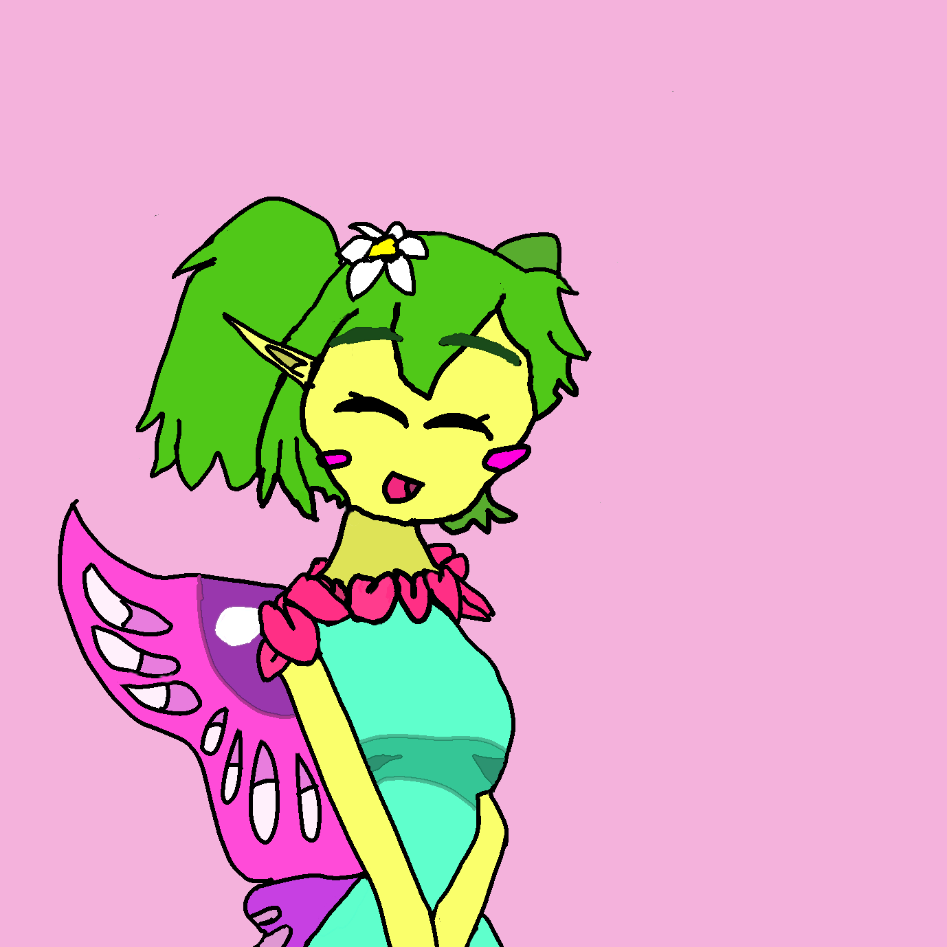 So guys, i drew flora a few months ago, because why not, and this is ...