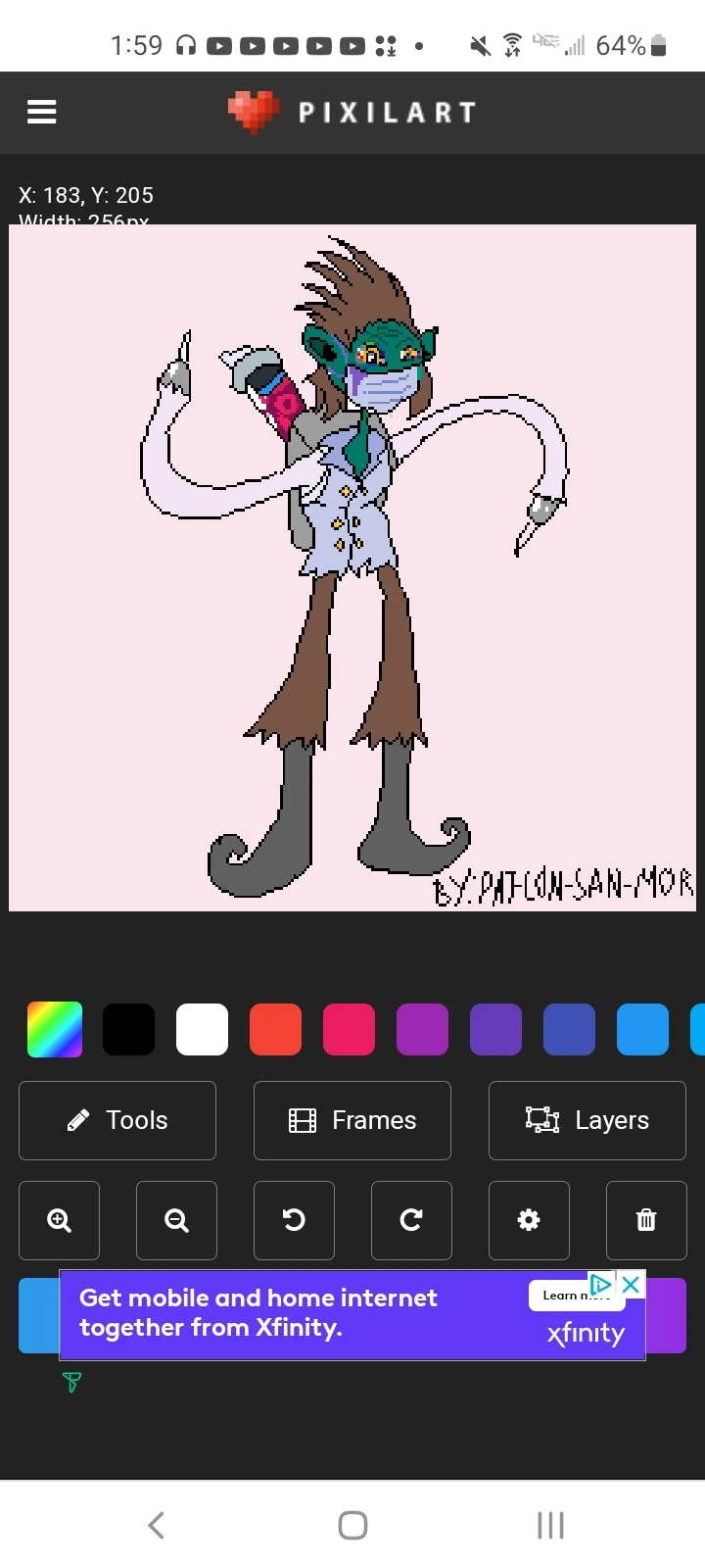 I made pixelated Dr.Virmobie | Fandom