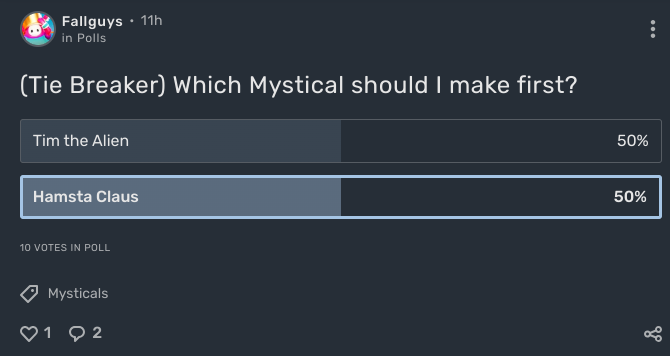 LOL So tie breaker round 2 then i guess??? XD | Fandom