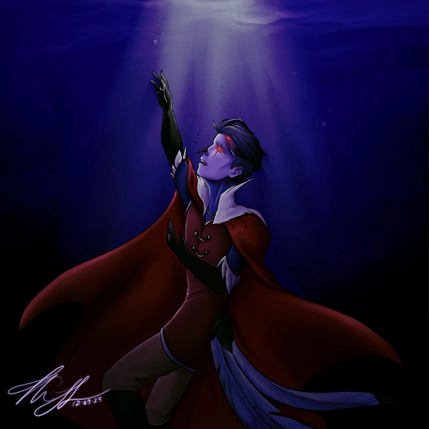 Here is the finished stolas just look my way inspired drawing | Fandom