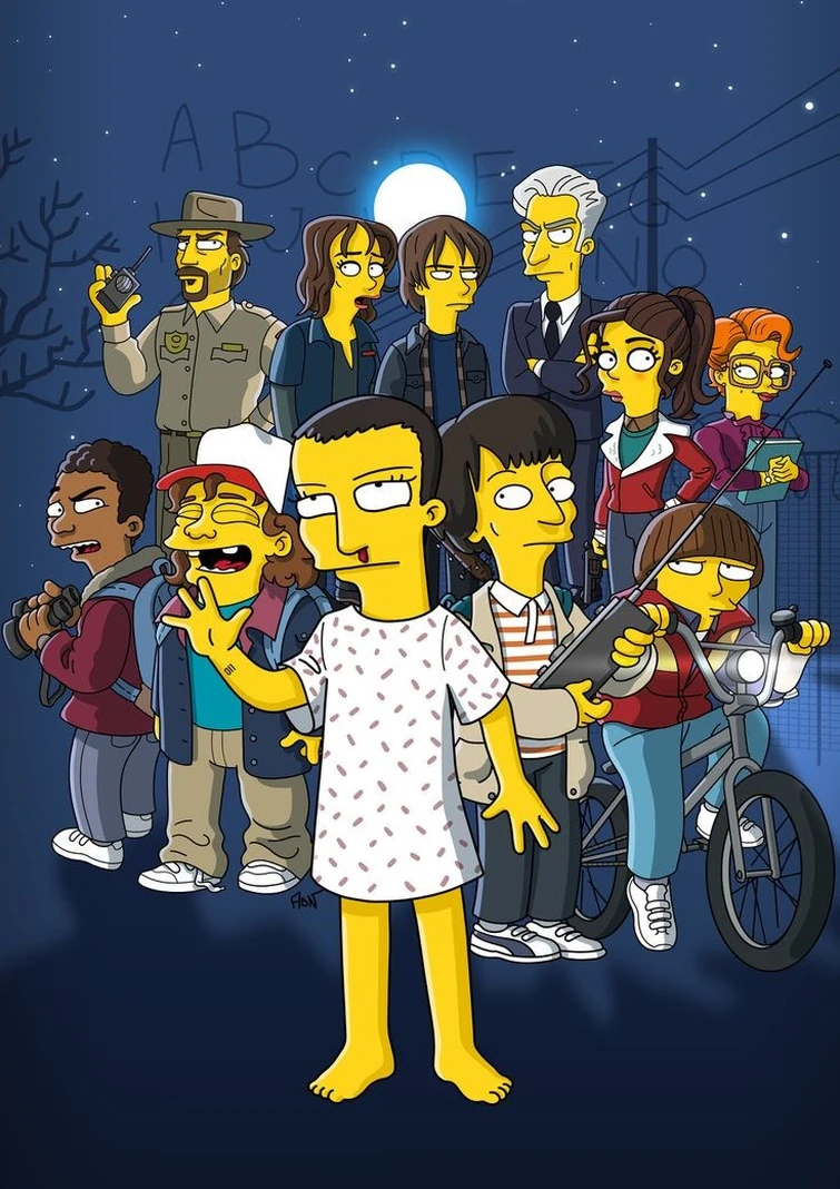 Stranger Things: Versión Simpsons😱 | Fandom