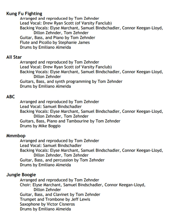 Tom Zehnder credits | Fandom