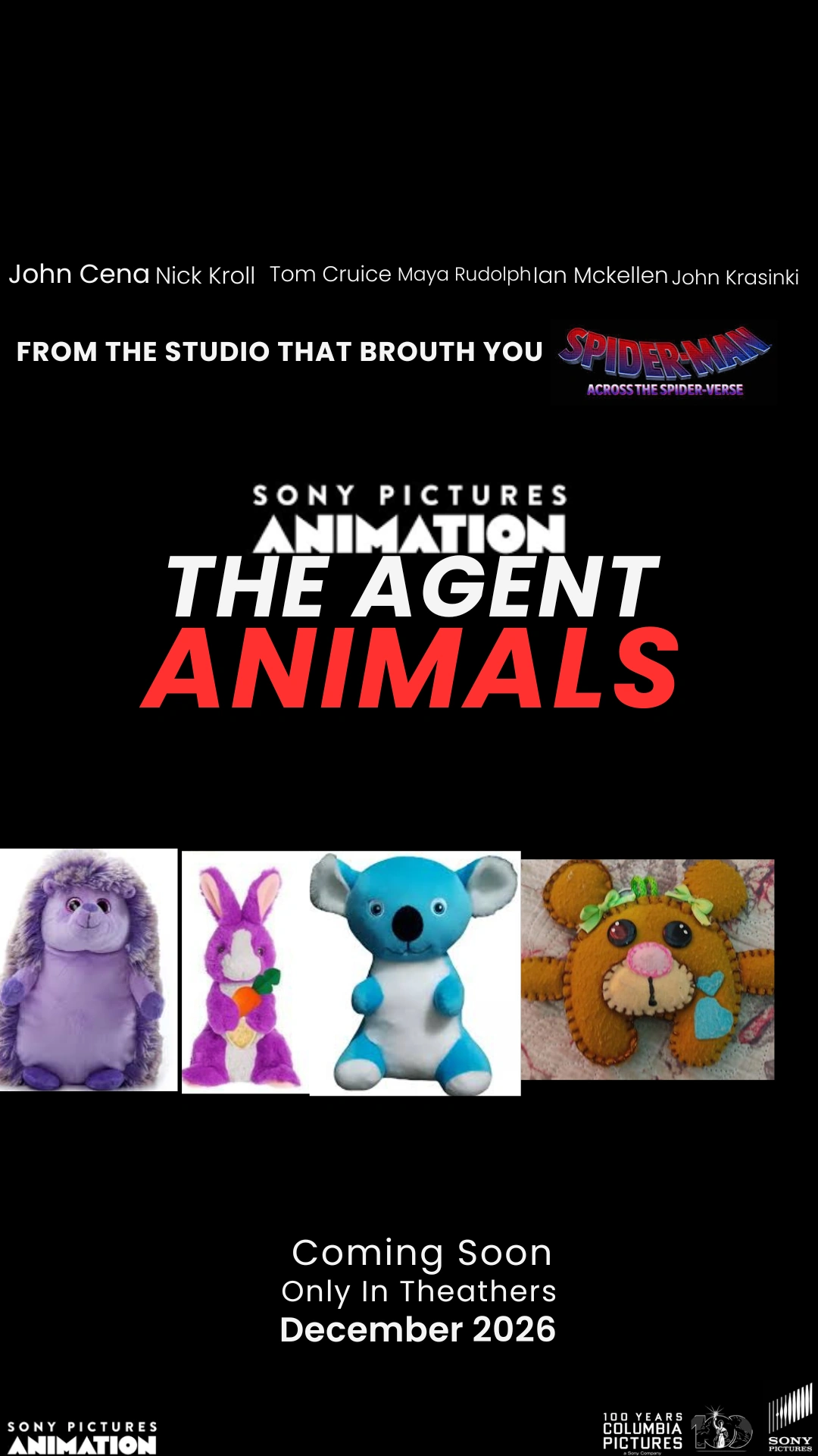 The Agent Animals Movie 2026 Sony Pictures Animation | Fandom