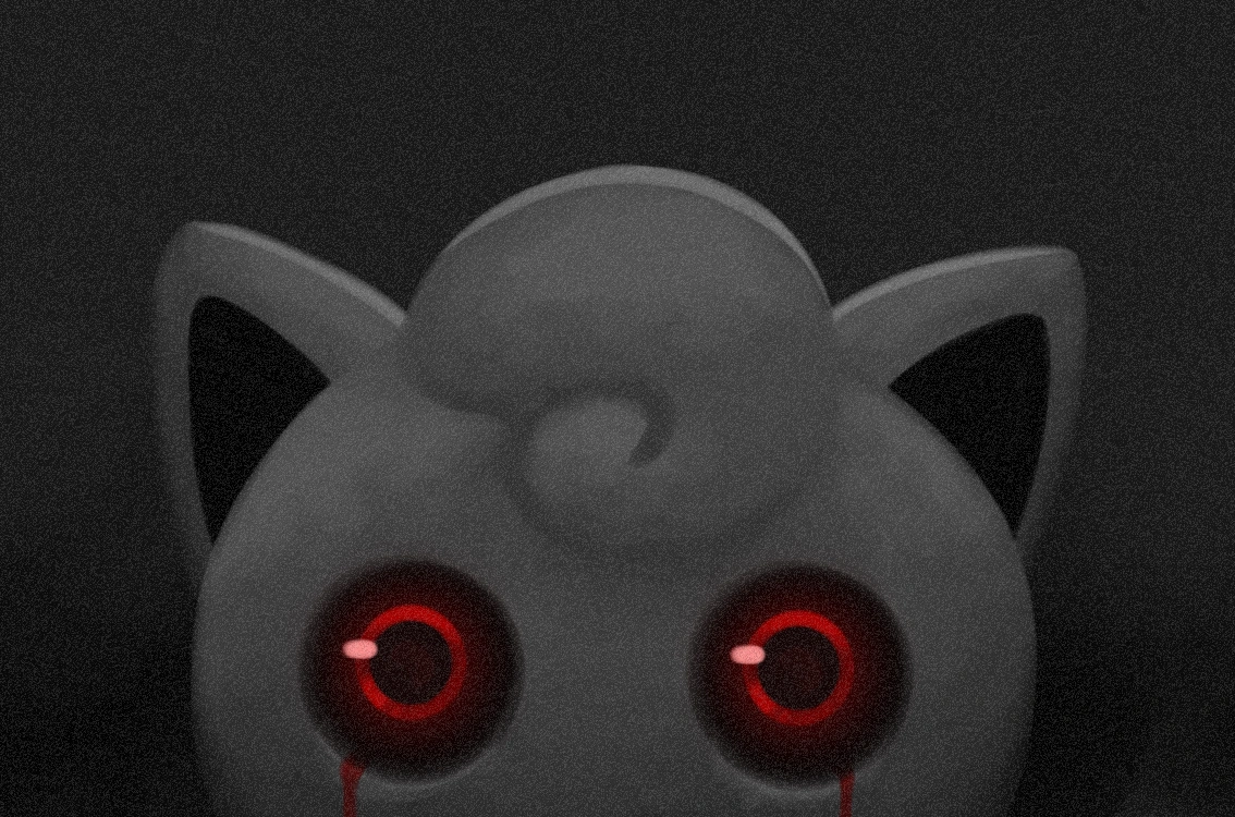 uhh I redrew the scary jigglypuff image for no reason!!! | Fandom