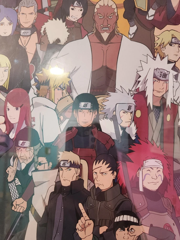 I was looking at my baruto poster when I saw this | Fandom