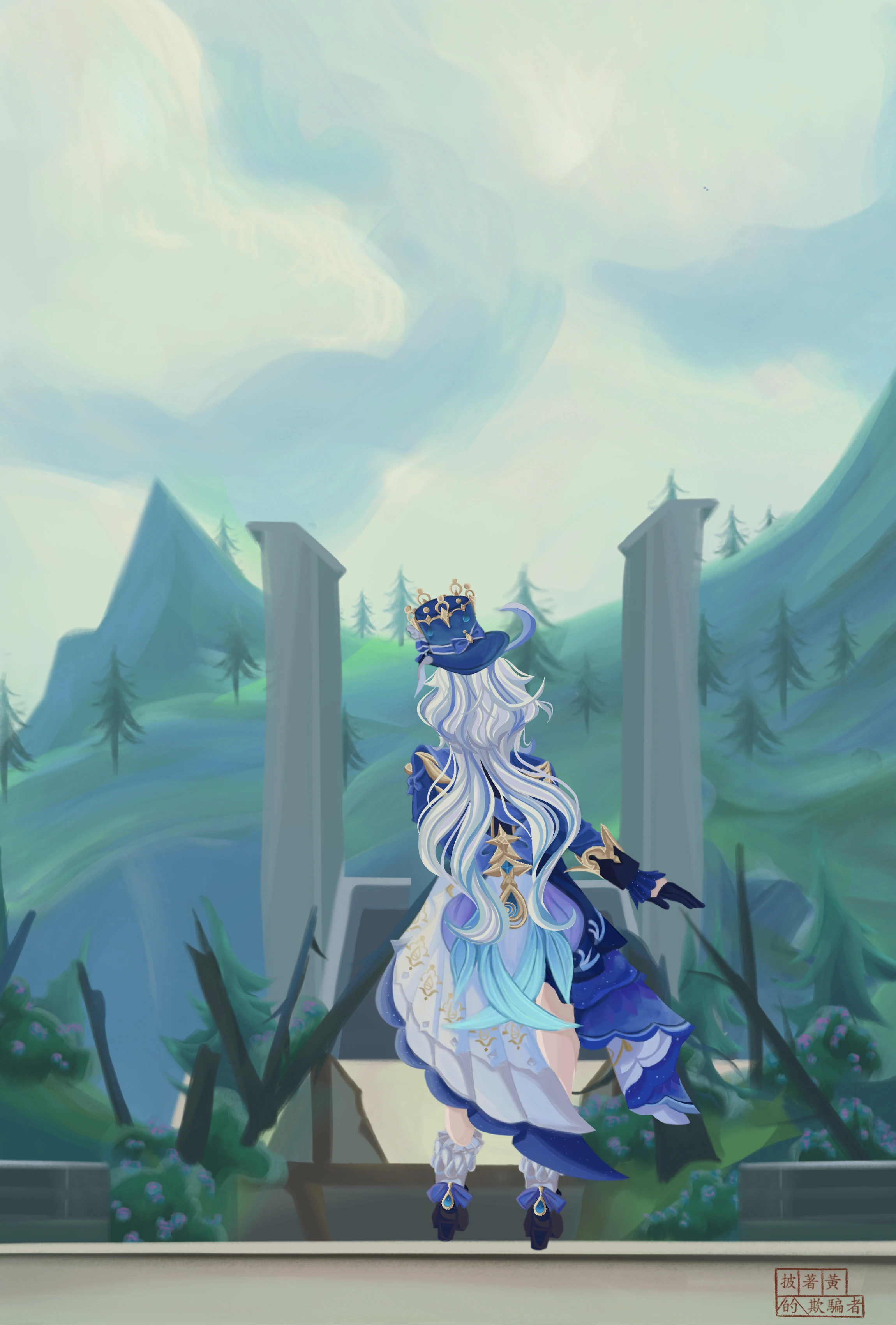 back at it with more genshin art... | Fandom