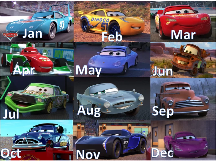 Your month is your cars character | Fandom