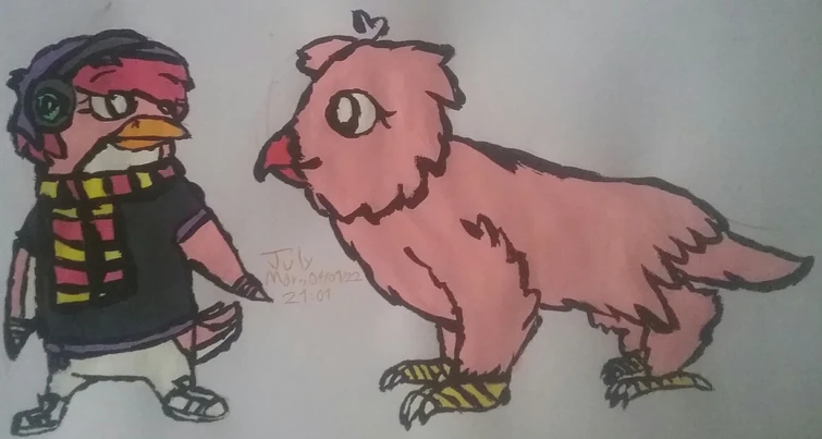A fun crossover drawing. | Fandom