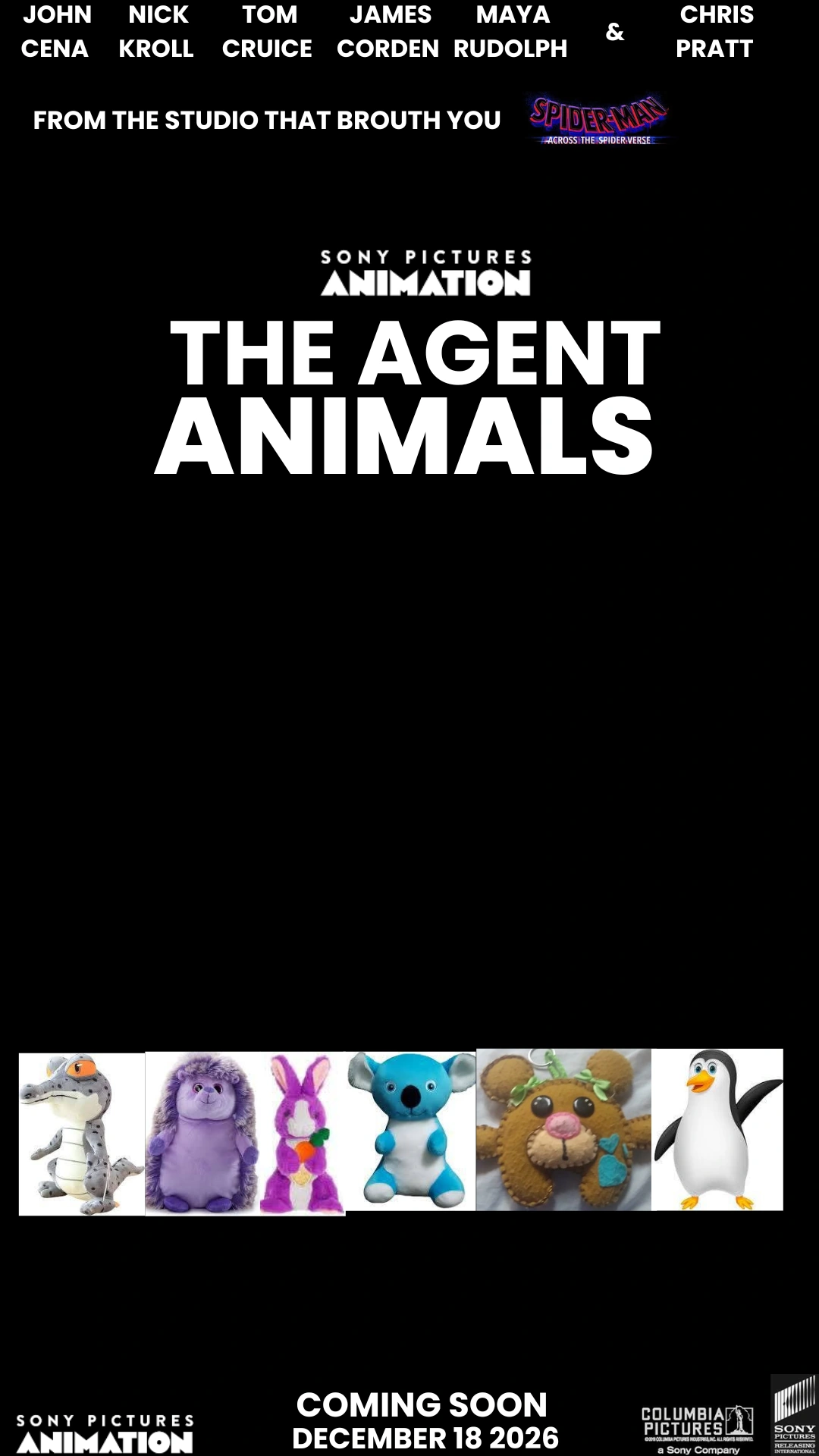 The Agent Animals (2026) Columbia pictures Sony Pictures Animation | Fandom
