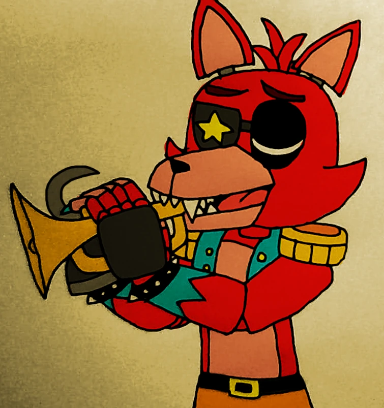 Glamrock Foxy playing his Trumpet 🎵🦊🎺 | Fandom