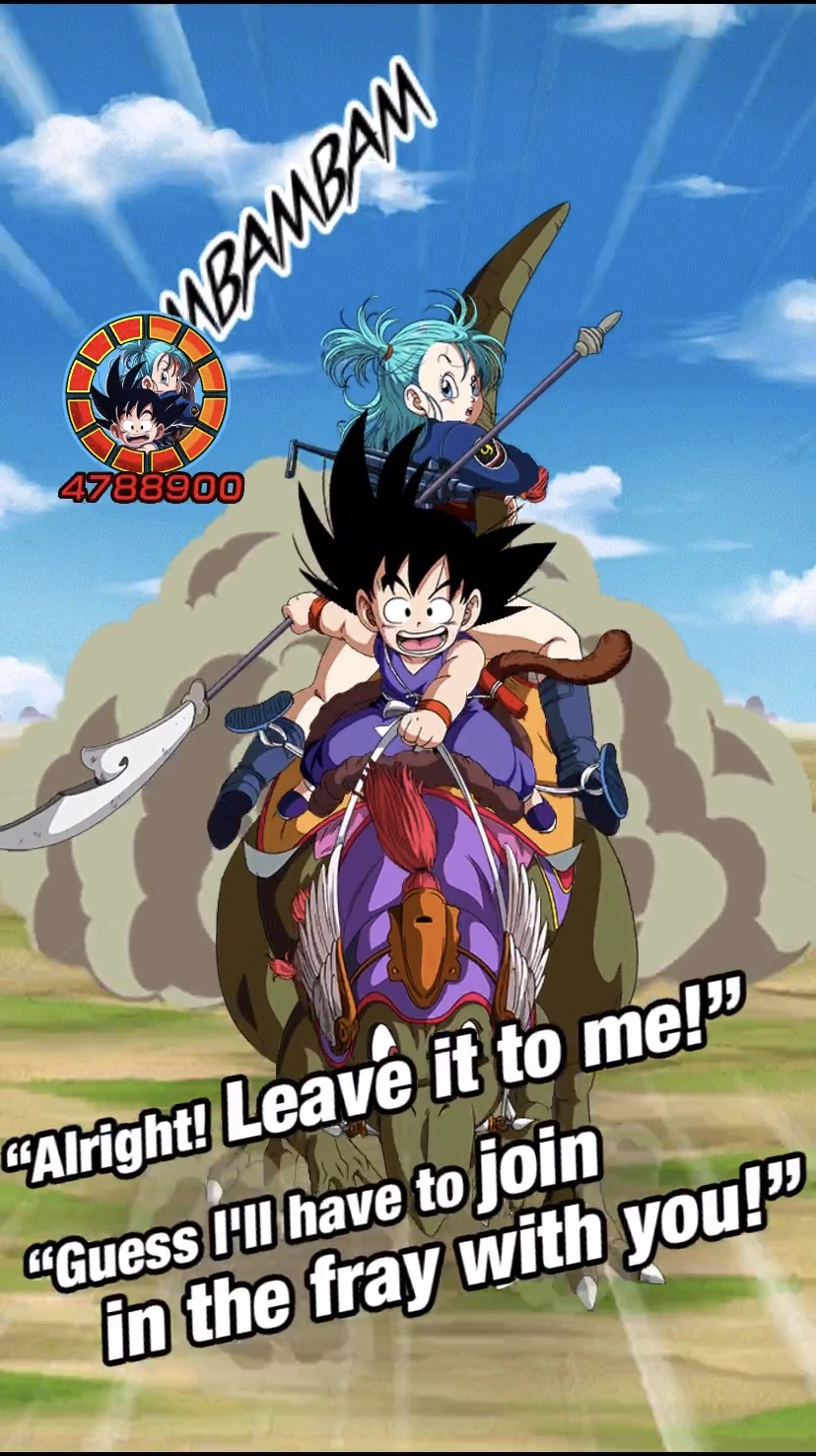 Lr Goku (youth) & Bulma (youth) Post Eza! | Fandom