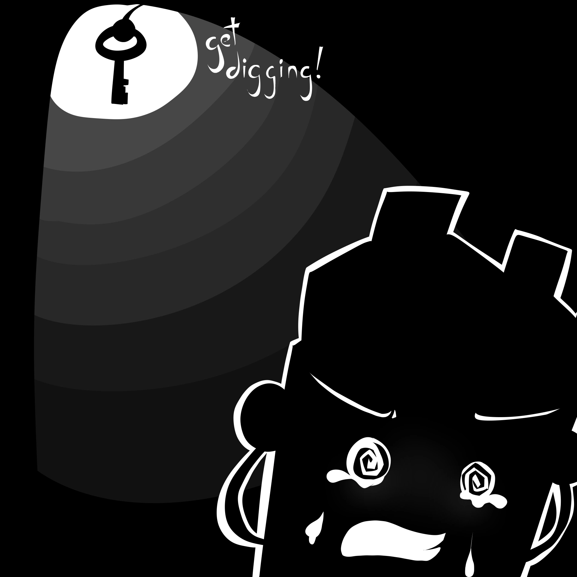 get digging, fries! the key to freedom is...PROBABLY...underground ...