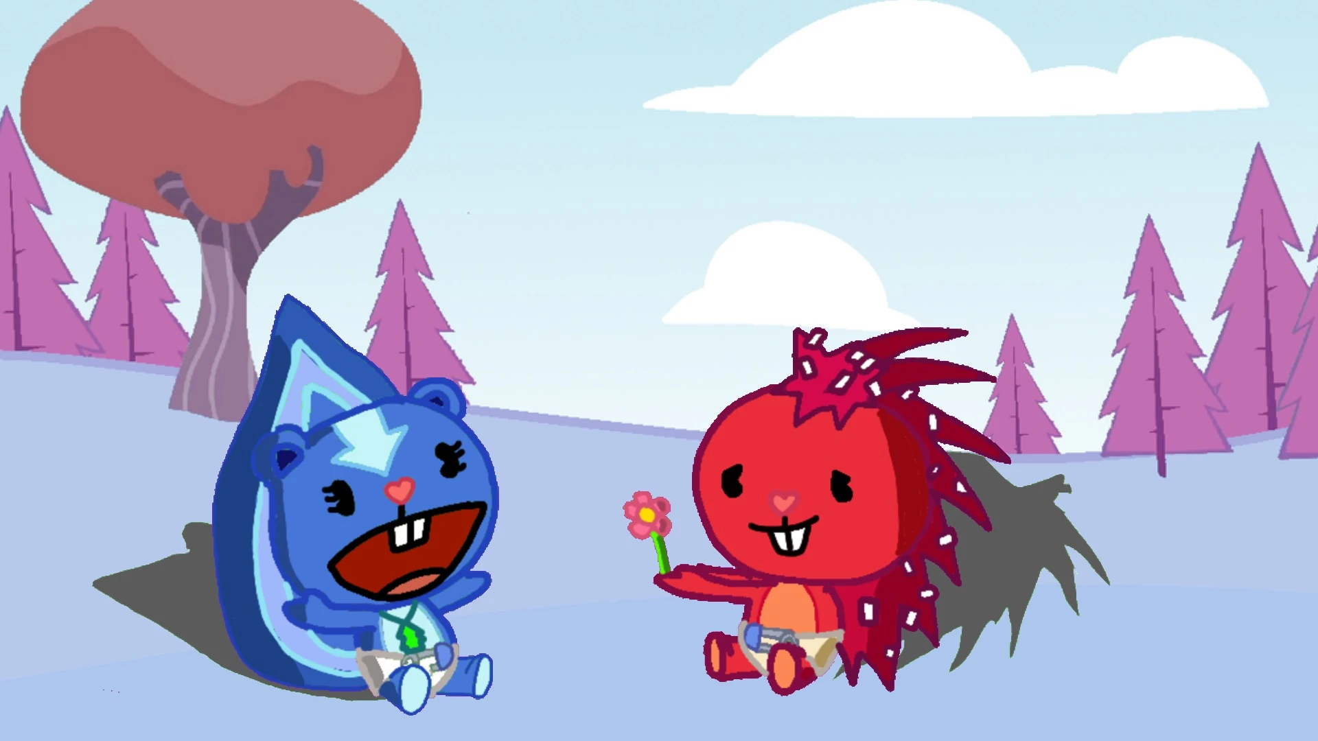 Petunia and Flaky as babies | Fandom