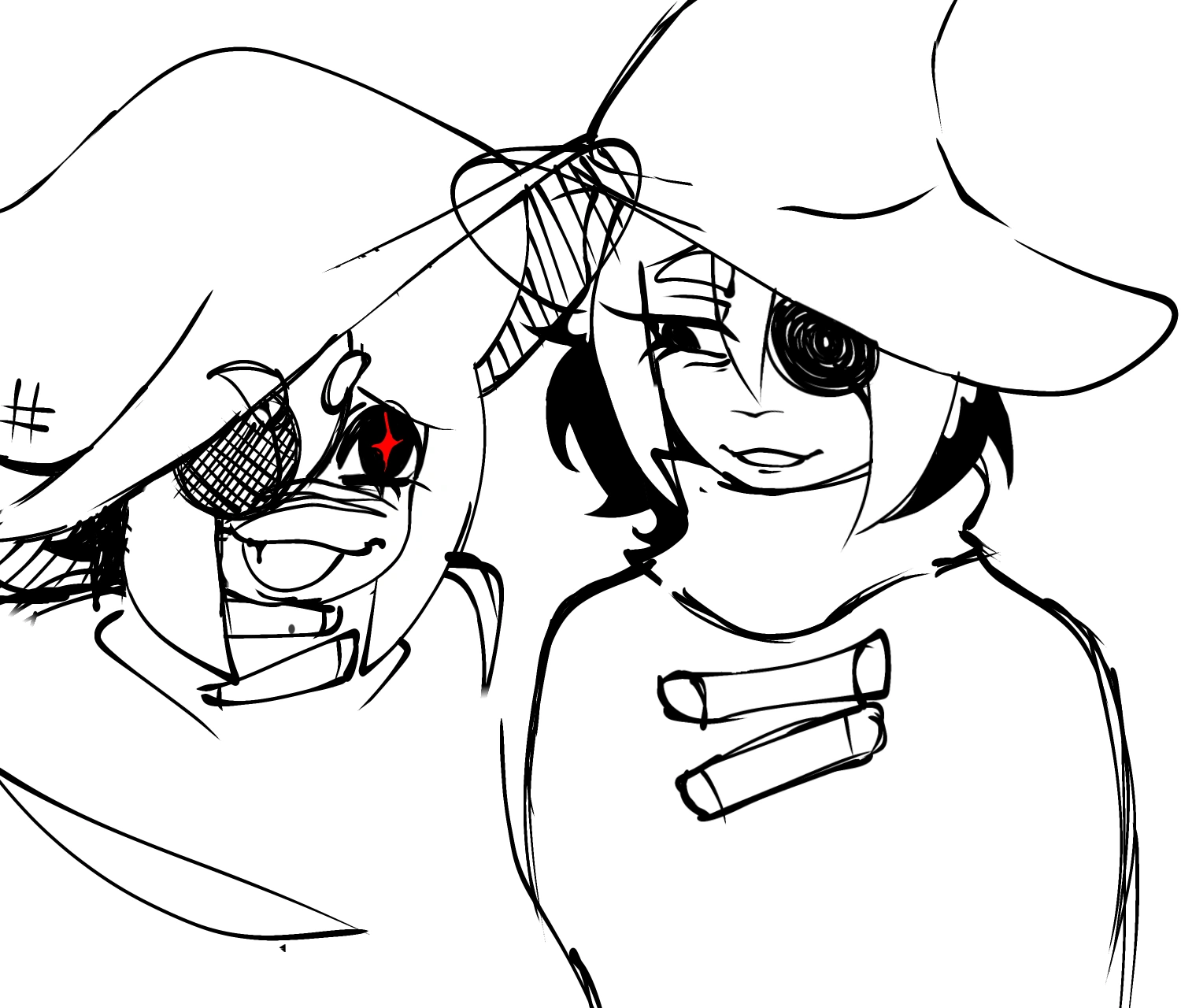 doodled me and my friend’s design of siffrin! | Fandom