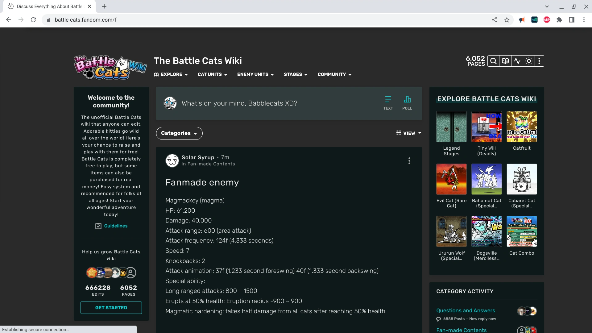 Day 30 of living with no sidebar | Fandom