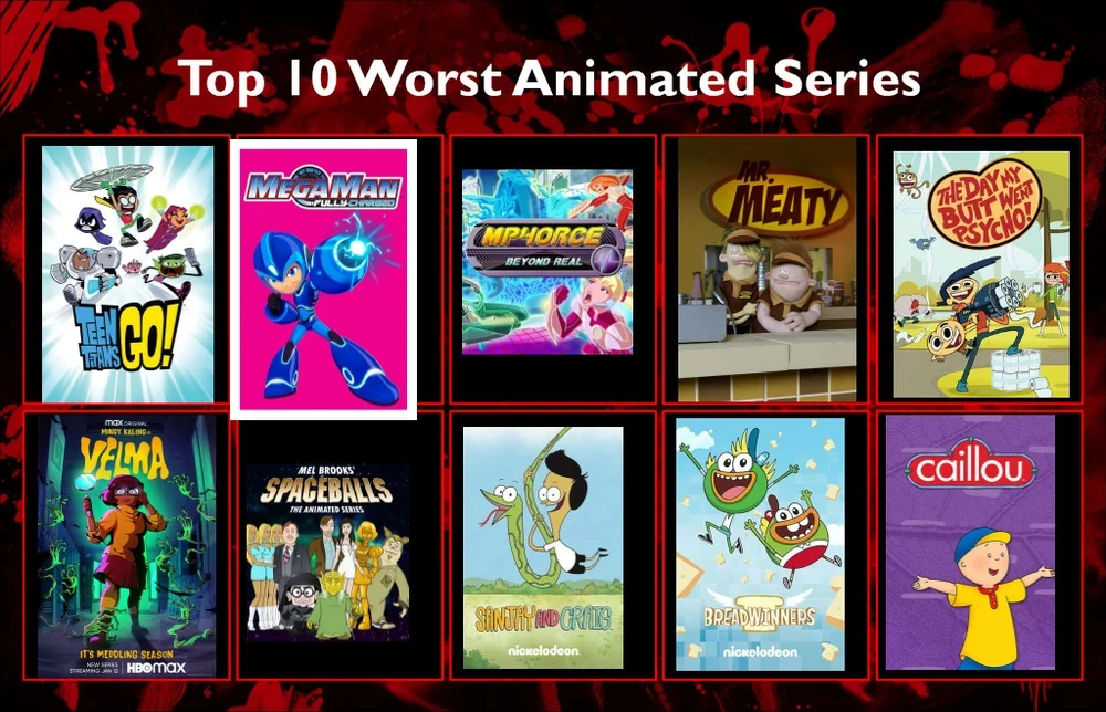 HeyAppleHomie's Top 10 Worst Animated Shows List 2024 | Fandom