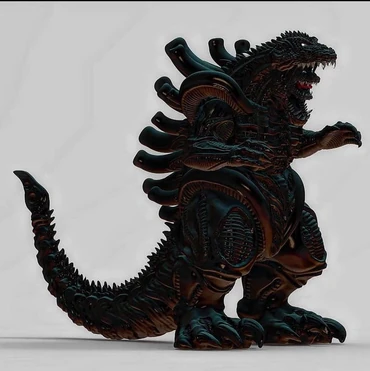 Would u like a Godzilla vs. Aliens crossover merchandising collab like ...