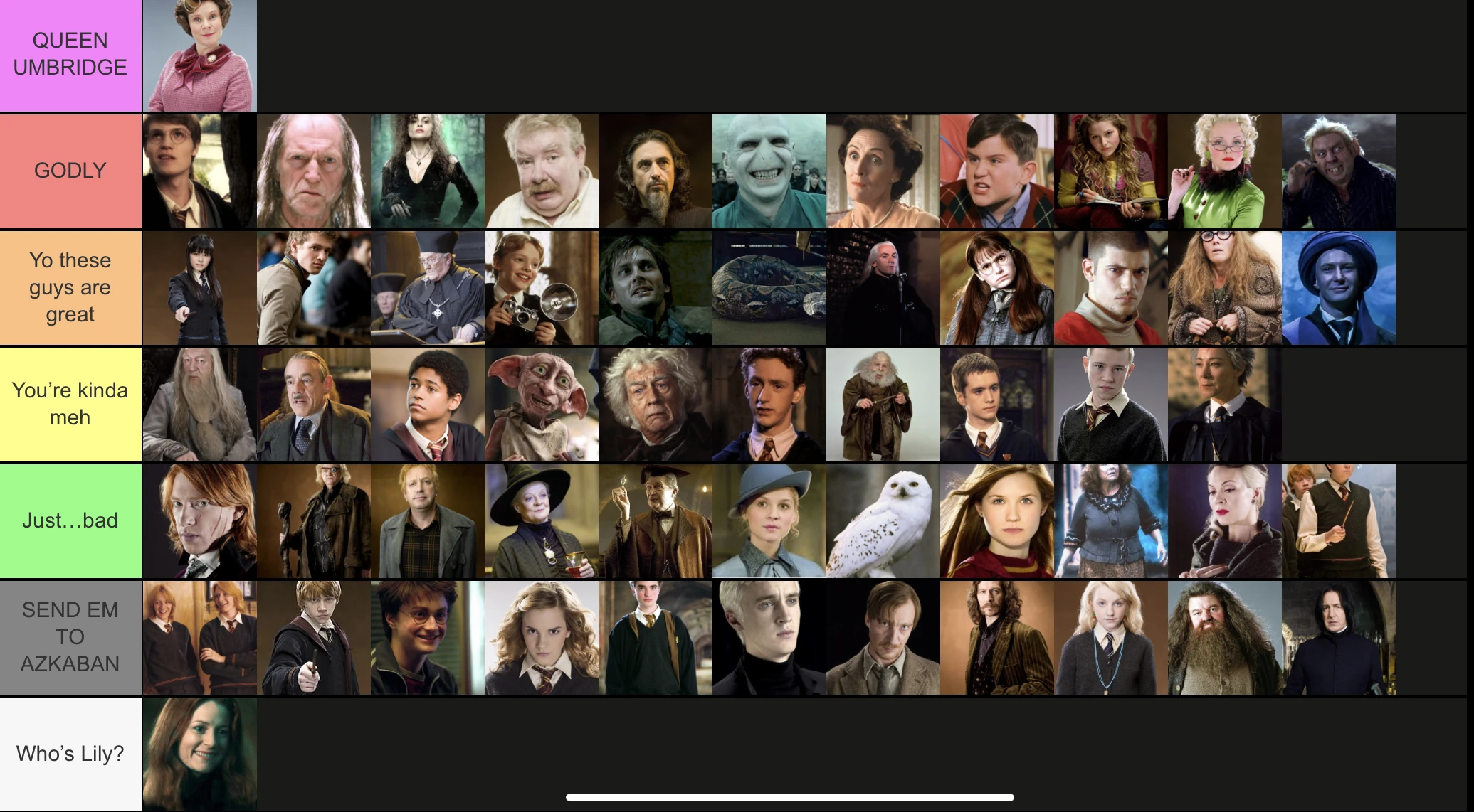 Now it’s time for how MOI compares Umbridge to everyone else | Fandom