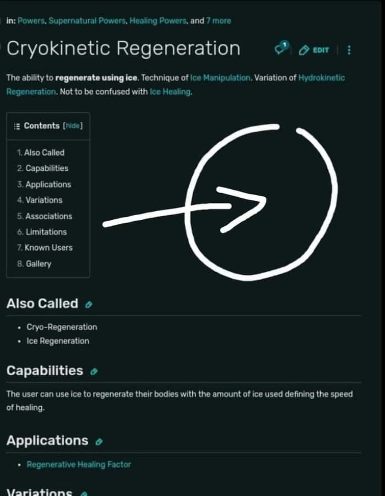 Cryokinetic Regeneration page doesn't have a template. Can someone fix ...