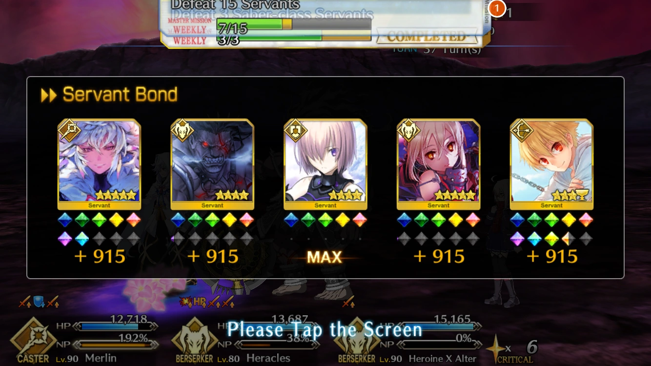 Yup, i got heroine but herc still better imo (cause of the buster buff ...