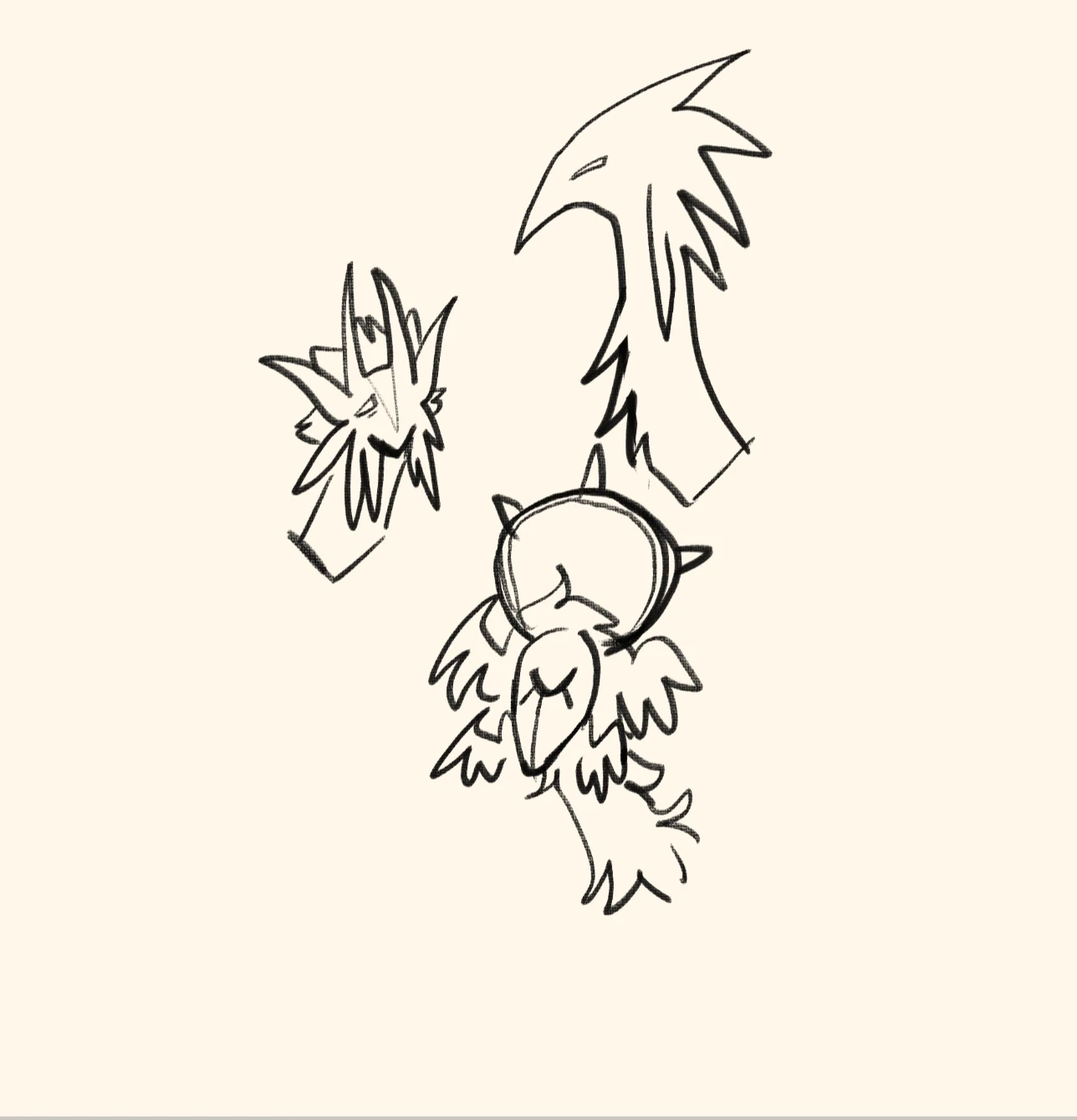 Trying to get over artblock by drawing simplified creature designs | Fandom