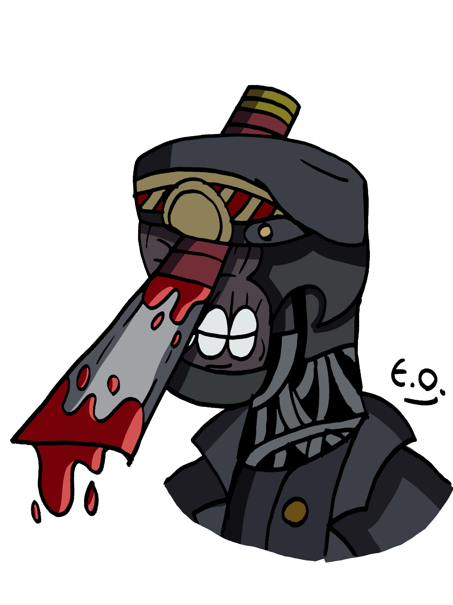My drawing of Katana Man | Fandom