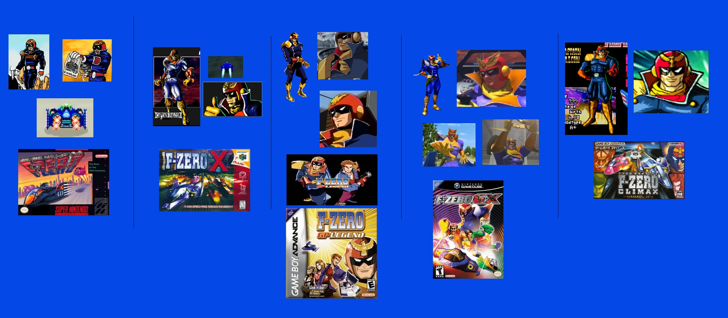 Evolution of Captain Falcon | Fandom
