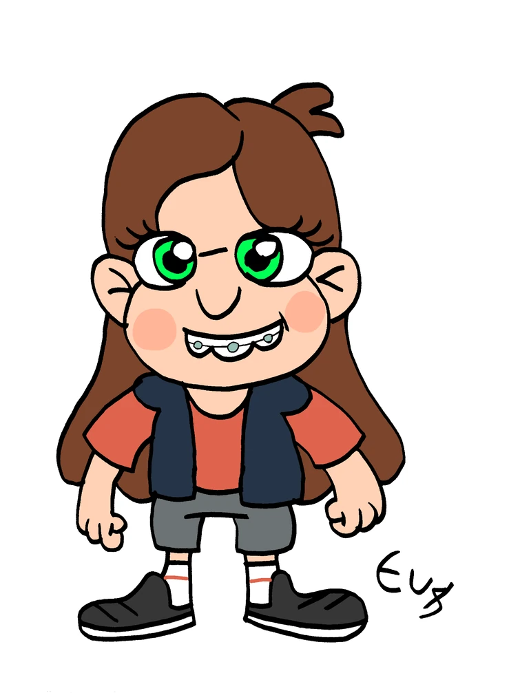My drawing of Mabel wearing Dipper's clothes | Fandom