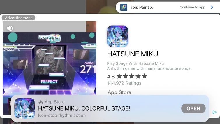 I GOT A PROJECT SEKAI AD IN IBIS PAINT | Fandom
