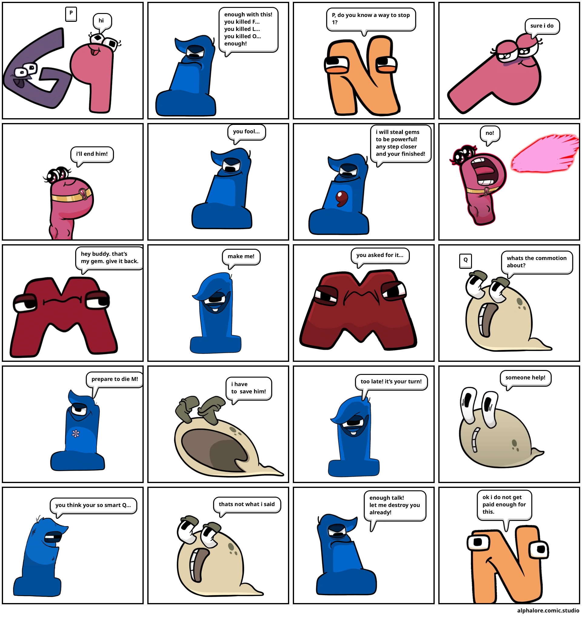 Alphabet Battle: Part P and Q | Fandom