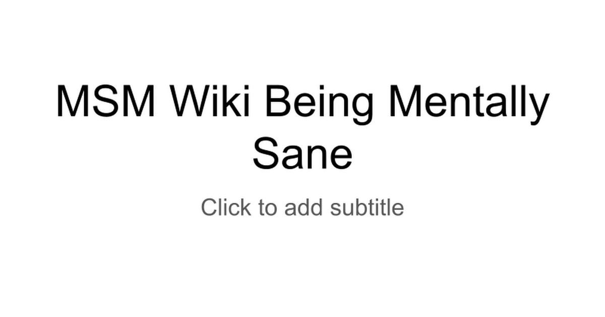 MSM Wiki Out Of Context: Endgame (200+ Slides) | Fandom