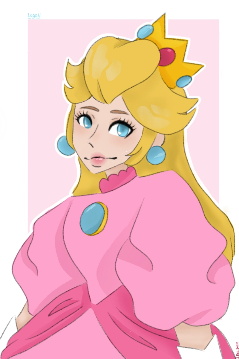 I drew peach | Fandom