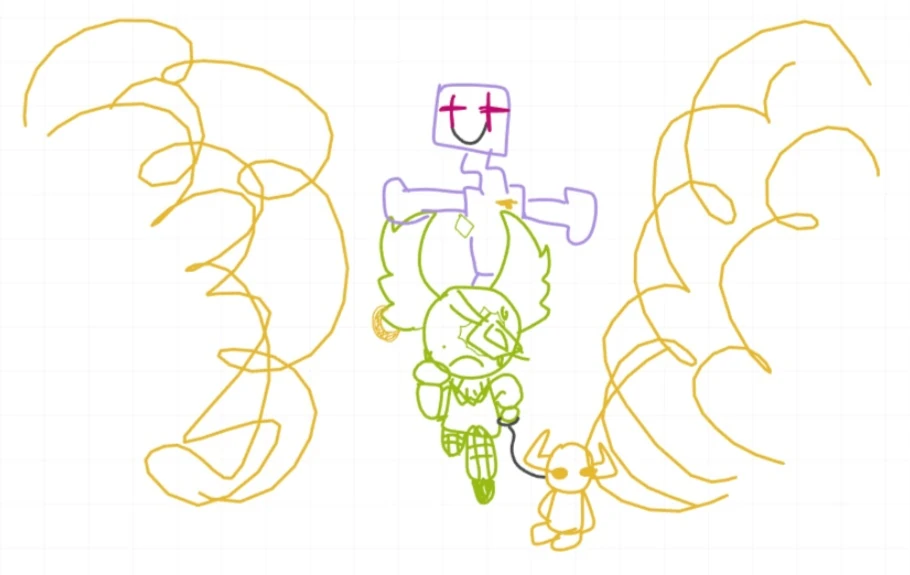 I tried to draw a weird scene from a dream I had. | Fandom