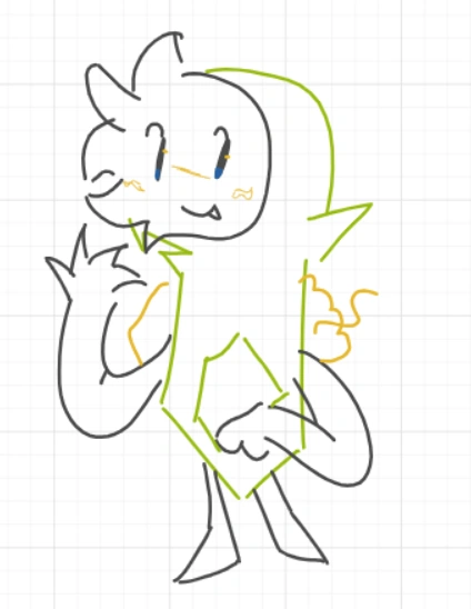 the first ever drawing of vocal's objectsona "the new one" | Fandom