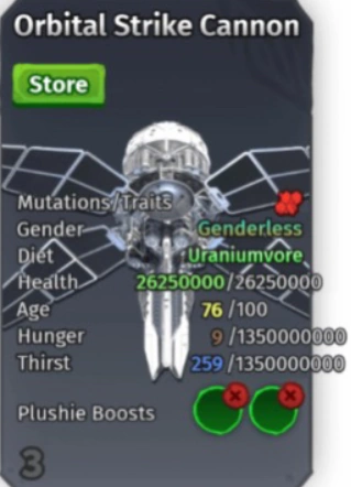 Yall my orbital strike cannon is gonne take forever to eat | Fandom