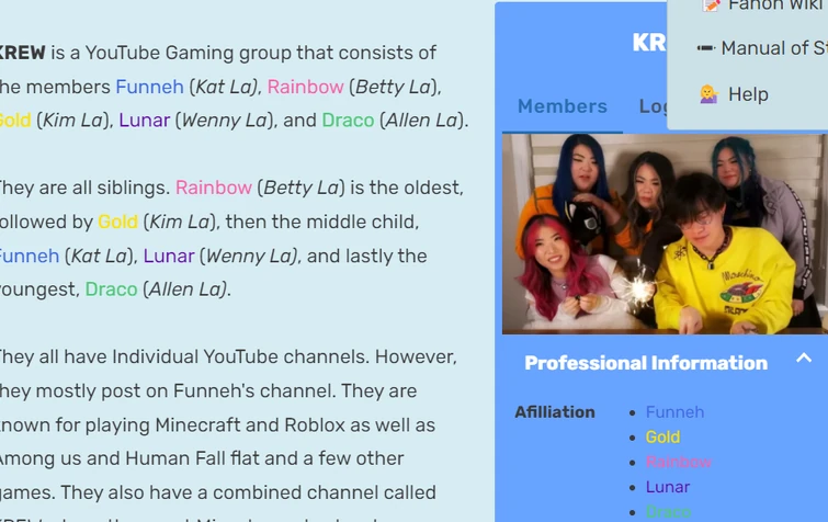 The infobox color changed :0 | Fandom